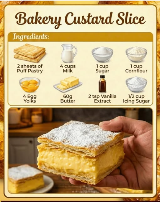 Bakery Custard Slice